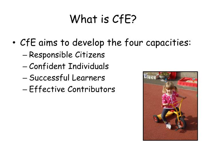 PPT - Curriculum for Excellence in Practice in the Nursery PowerPoint ...