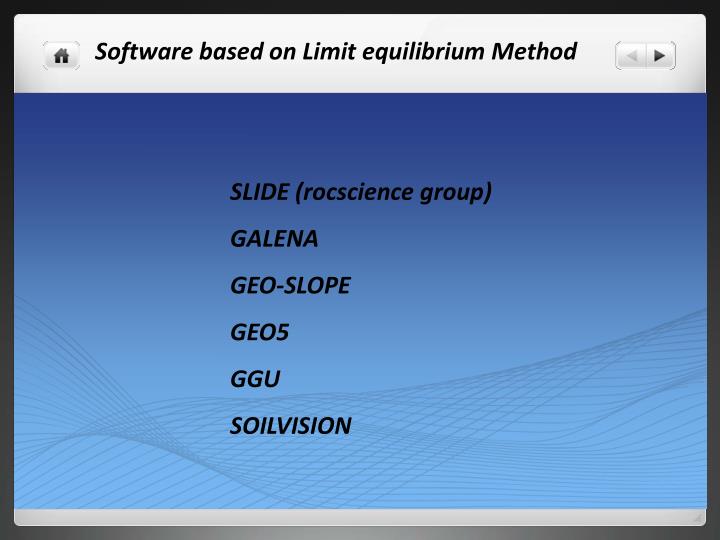 PPT - Limit equilibrium Method (LEM) Advantage of LEM Limitation of LEM ...