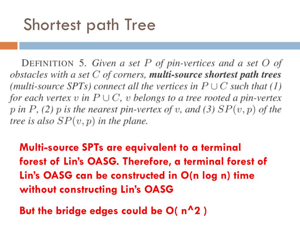 Ppt An On Log N Path Based Obstacle Avoiding Algorithm For Rectilinear Steiner Tree