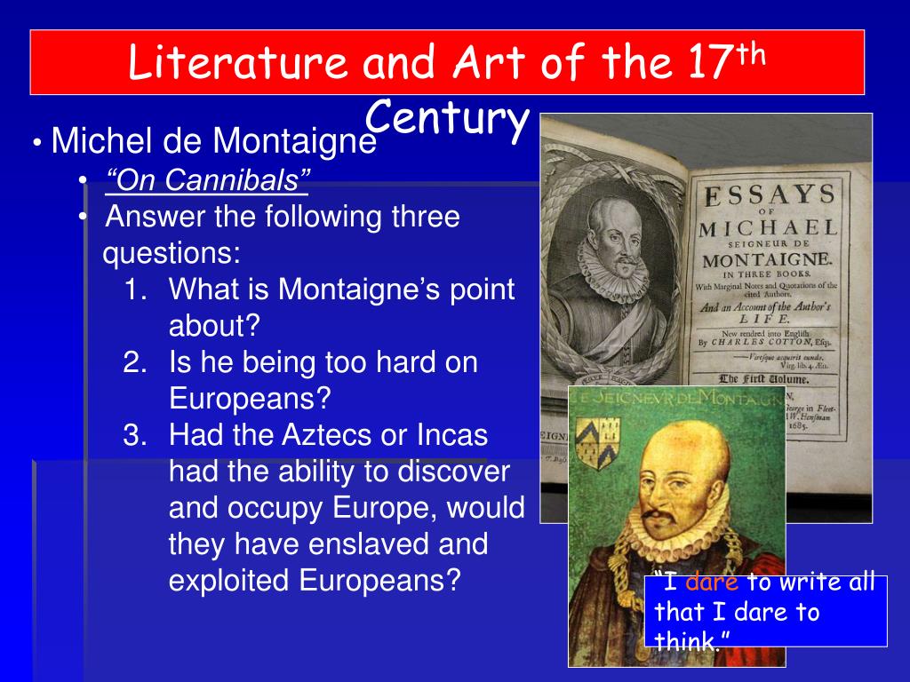 PPT - Literature and Art of the 17 th Century PowerPoint Presentation ...