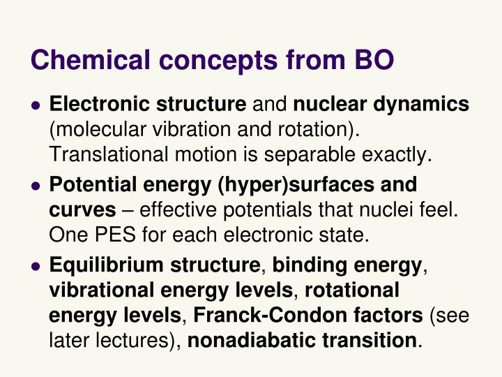 PPT - Lecture 23 Born-Oppenheimer approximation PowerPoint Presentation ...