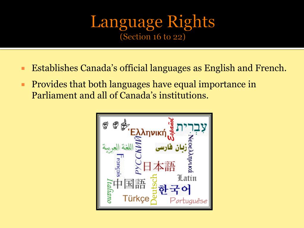 PPT - The Canadian Charter of Rights & Freedoms PowerPoint Presentation ...