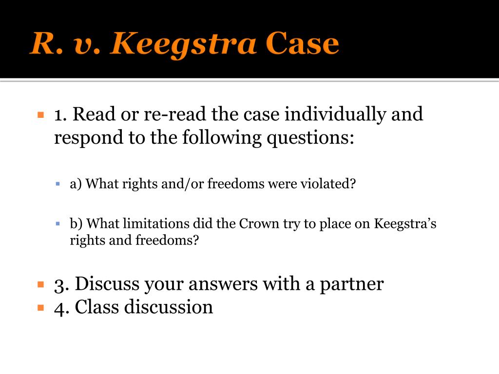 PPT - The Canadian Charter of Rights & Freedoms PowerPoint Presentation ...