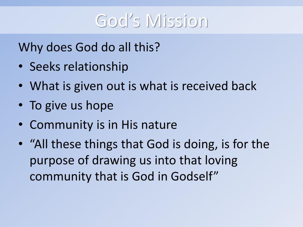 PPT - Mission Day God’s Mission « Our Mission « Your Mission PowerPoint ...