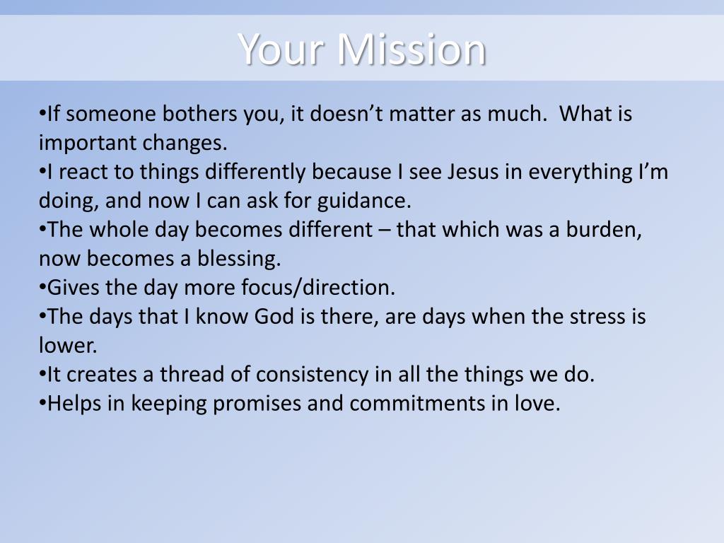 PPT - Mission Day God’s Mission « Our Mission « Your Mission PowerPoint ...