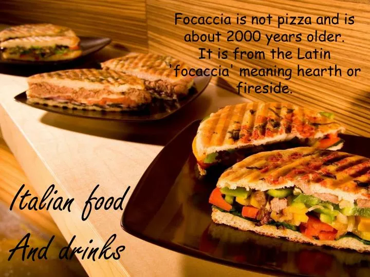PPT - Italian food And drinks PowerPoint Presentation, free download ...