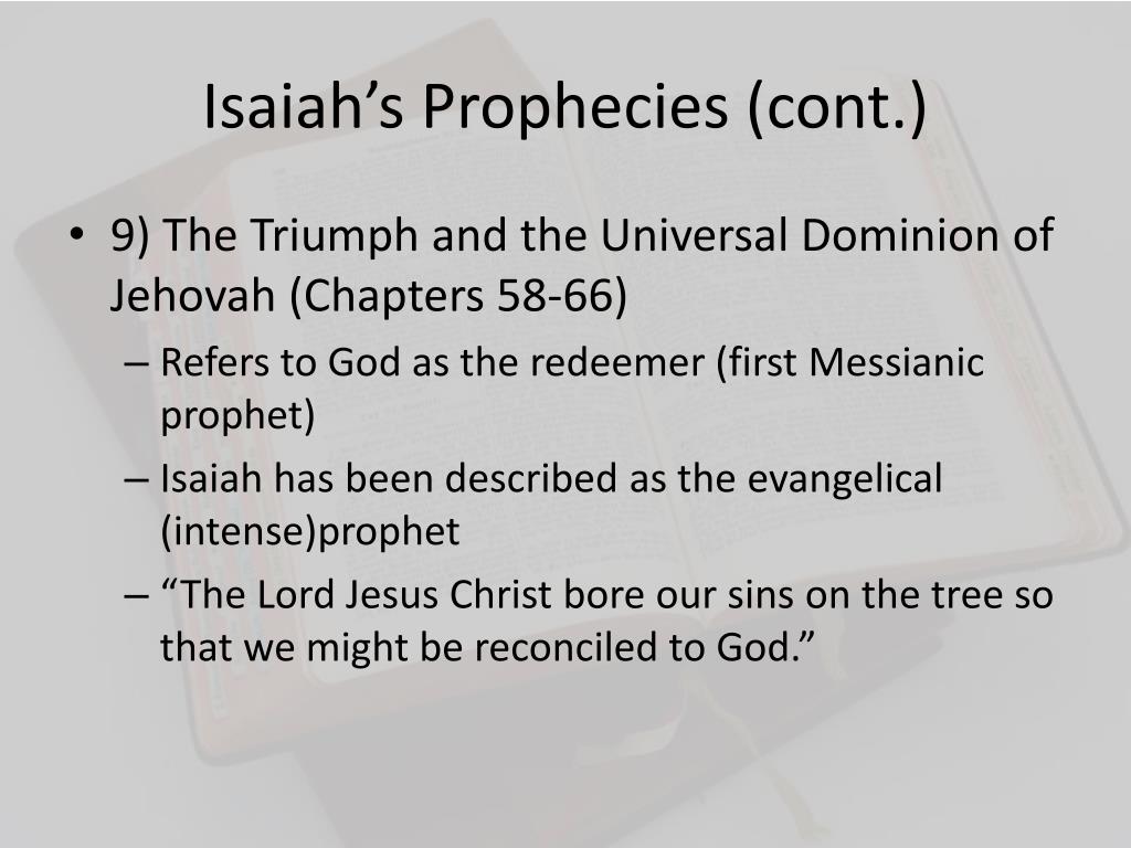 PPT - Isaiah Isaiah means "the salvation of the Lord" PowerPoint ...