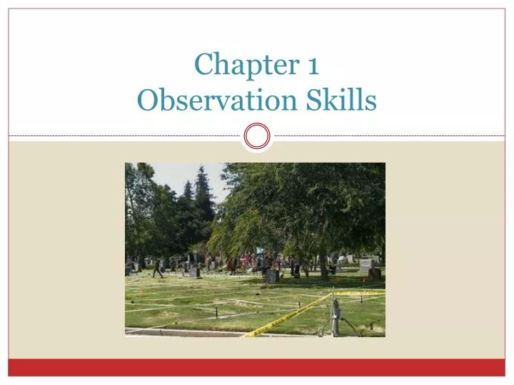 PPT - Chapter 1 Observation Skills PowerPoint Presentation, free ...