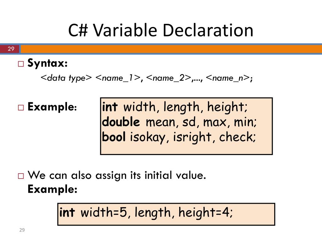 What Is A Variable And How To Declare Variable In C Programming Study 