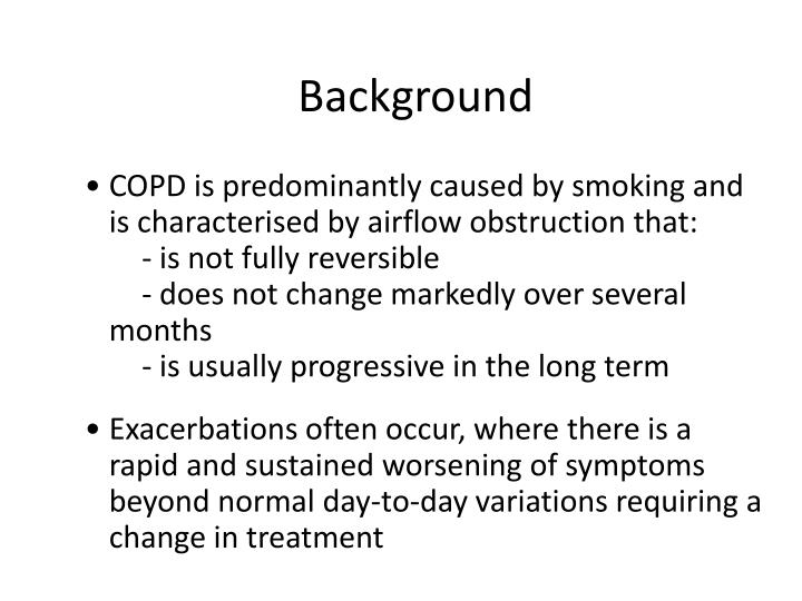 PPT - Chronic obstructive pulmonary disease PowerPoint Presentation ...