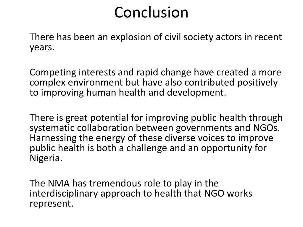 PPT - THE ROLE OF NGOs IN HEALTH CARE DELIVERY PowerPoint Presentation ...