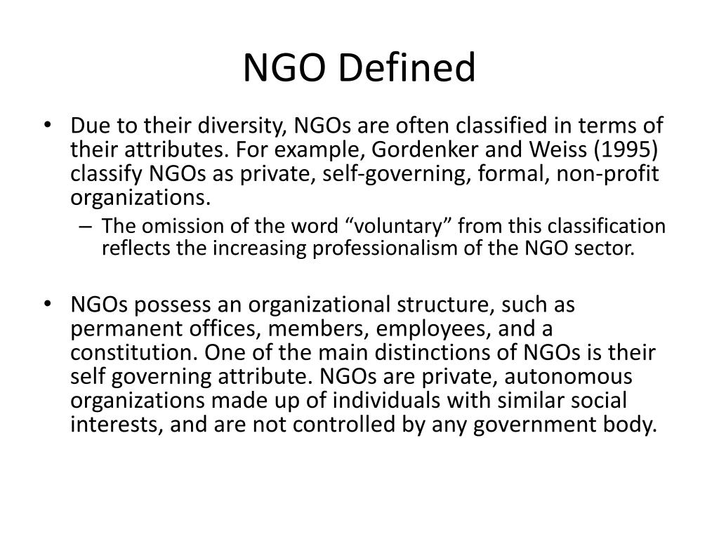 PPT - THE ROLE OF NGOs IN HEALTH CARE DELIVERY PowerPoint Presentation ...