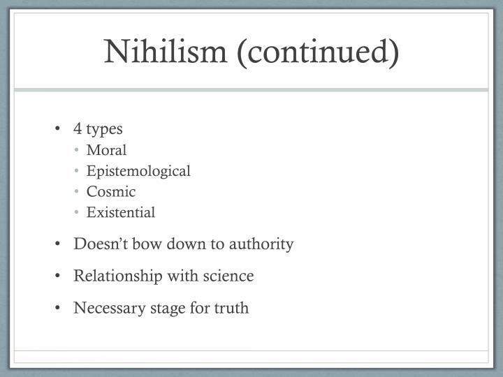 PPT - Existentialism/Nihilism PowerPoint Presentation - ID:2655056