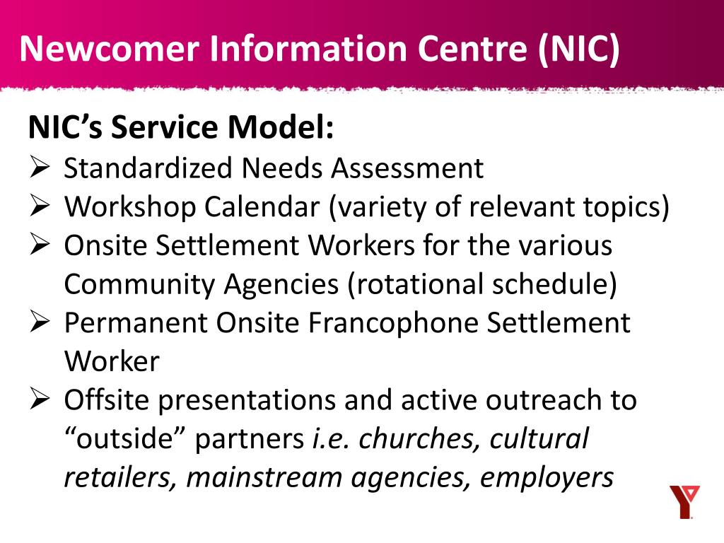 PPT - Newcomer Programs & Profile Overview f rom the YMCA-YWCA of the ...