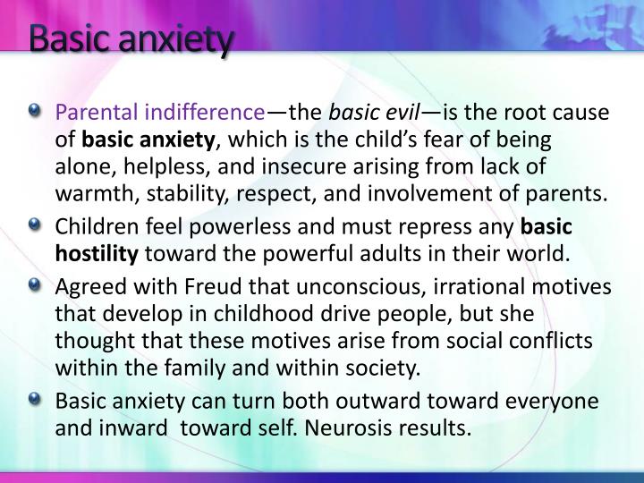 PPT - Karen Horney PowerPoint Presentation - ID:2656251