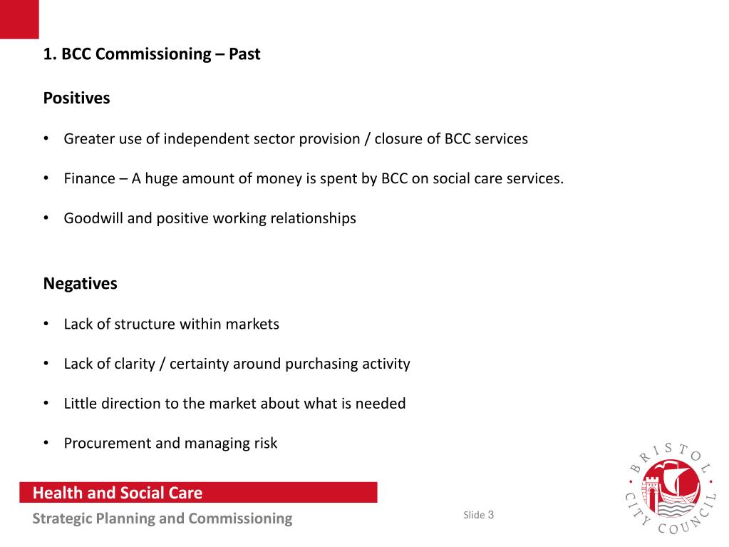 PPT - BCC / Provider Relationships Leon Goddard Commissioning Lead: Dom ...