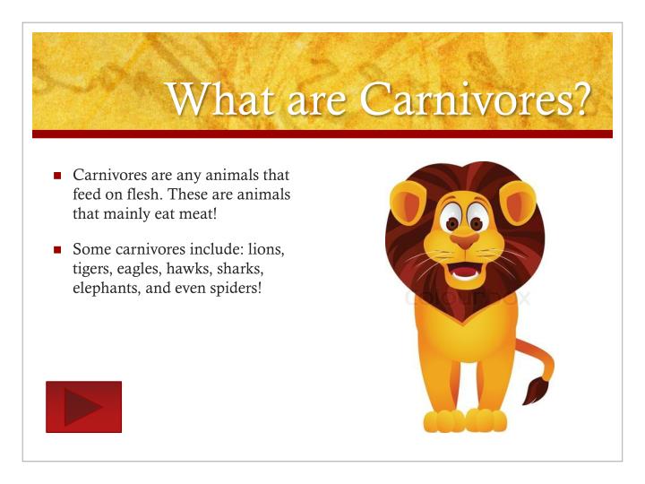 PPT - Carnivores, Herbivores, and Omnivores PowerPoint Presentation ...