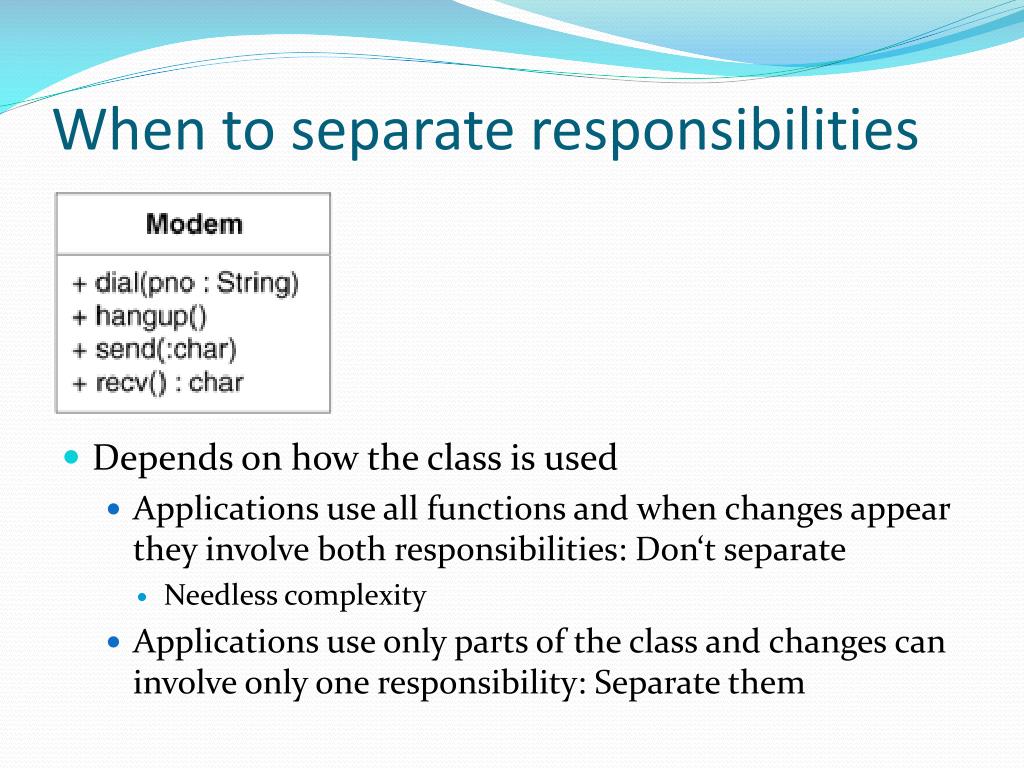 PPT - The Single Responsibility Principle (SRP) PowerPoint Presentation ... PPT - The Single Responsibility Principle (SRP) PowerPoint Presentation ...