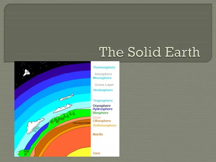 PPT - The Solid Earth PowerPoint Presentation, free download - ID:2658101