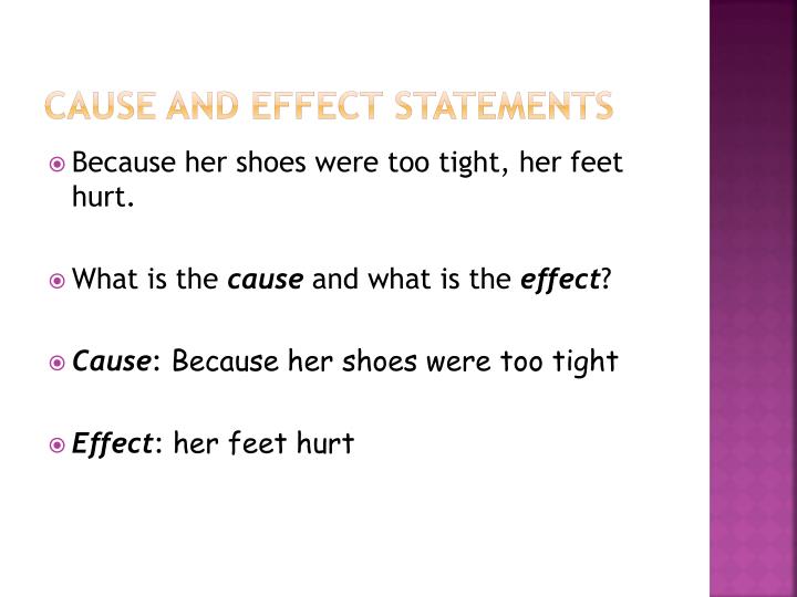 PPT - Cause and Effect PowerPoint Presentation - ID:2658203