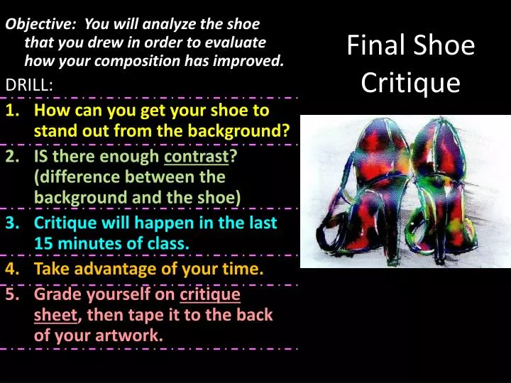 PPT - Final Shoe Critique PowerPoint Presentation, free download - ID ...