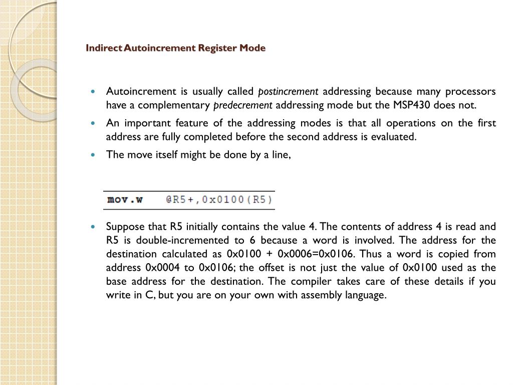 PPT - Architecture of the MSP430 Processor PowerPoint Presentation ...