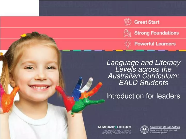PPT - Language and Literacy Levels across the Australian Curriculum ...