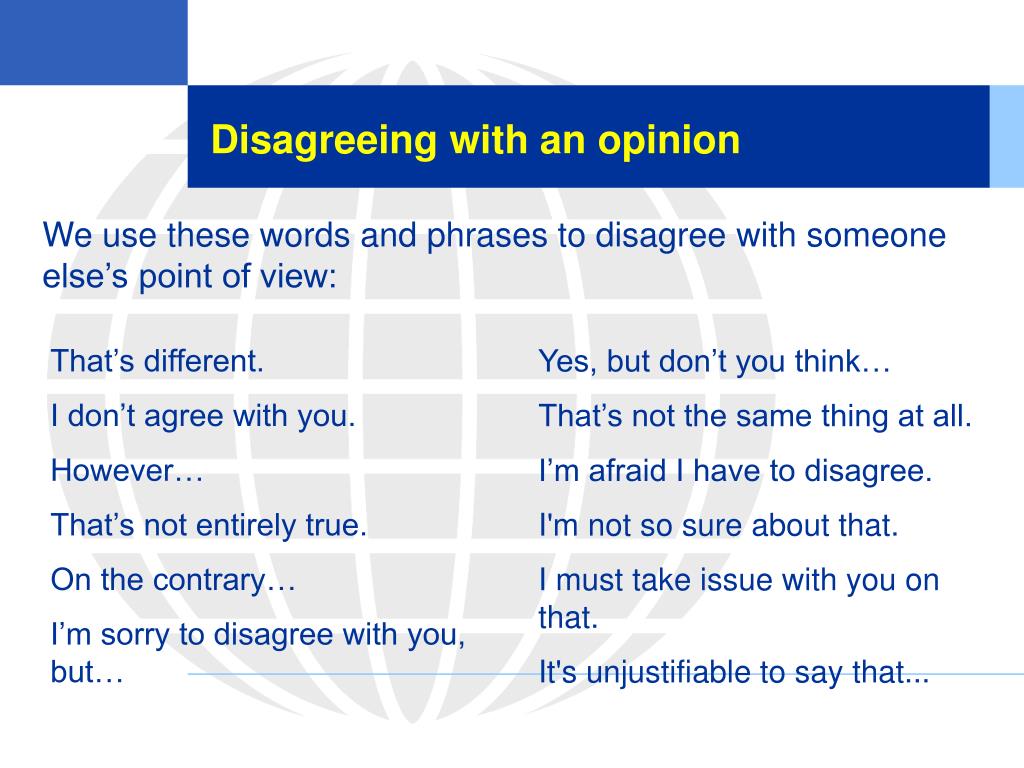 Ppt Expressing Opinions Powerpoint Presentation Free Download Id