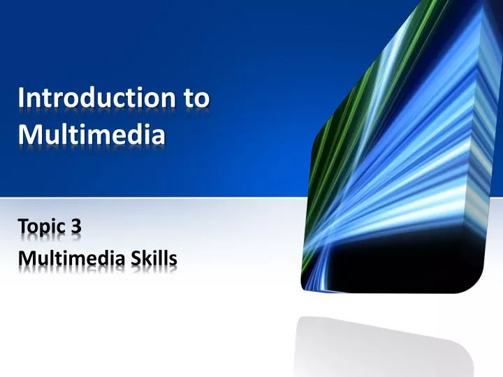 PPT - Introduction to Multimedia PowerPoint Presentation, free download ...