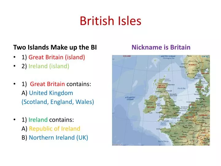 PPT - British Isles PowerPoint Presentation, free download - ID:2659817