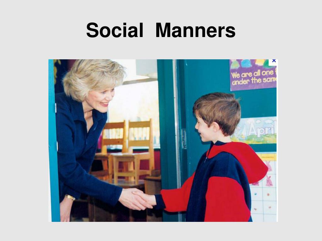 PPT - Teaching Children Good Manners, Grace, and Courtesy PowerPoint ...
