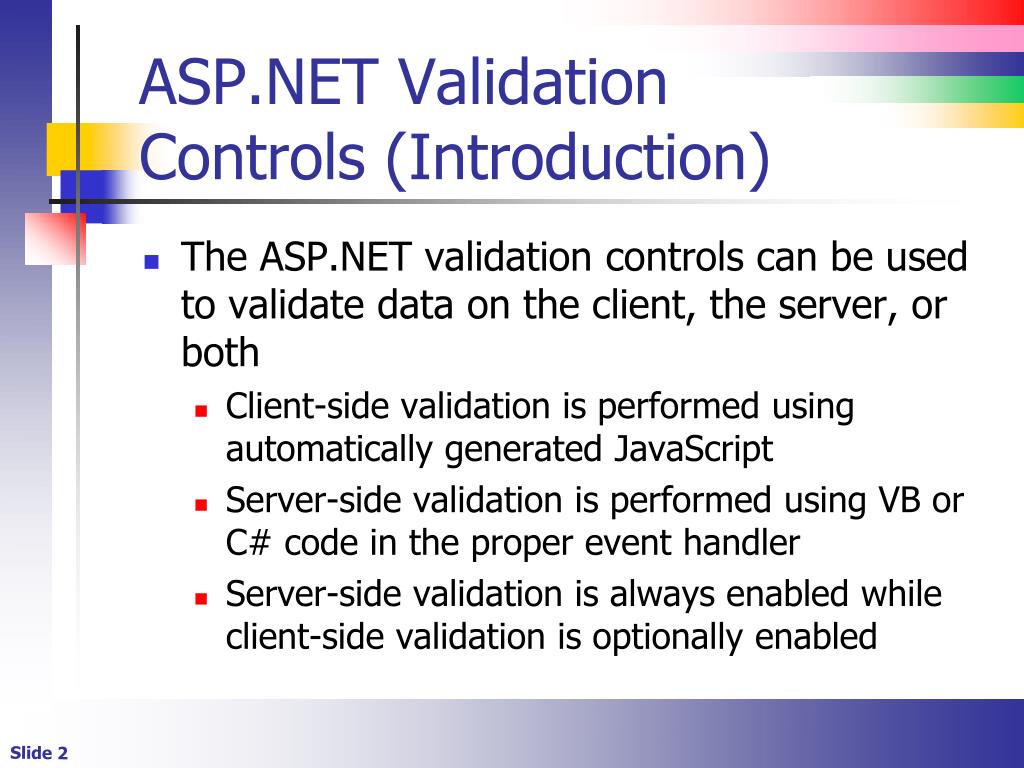 PPT - Asp.NET Core Vaidation Controls PowerPoint Presentation, free ... PPT - Asp.NET Core Vaidation Controls PowerPoint Presentation, free ...