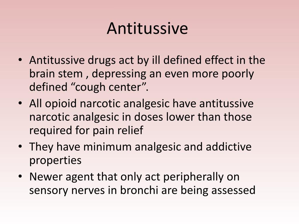 PPT - Treatment of cough PowerPoint Presentation, free download - ID ...