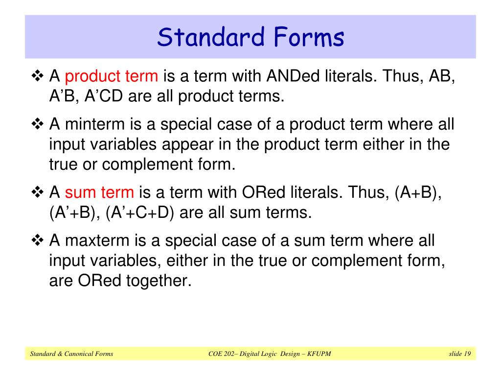 PPT - Standard & Canonical Forms PowerPoint Presentation, free download ... PPT - Standard & Canonical Forms PowerPoint Presentation, free download ...
