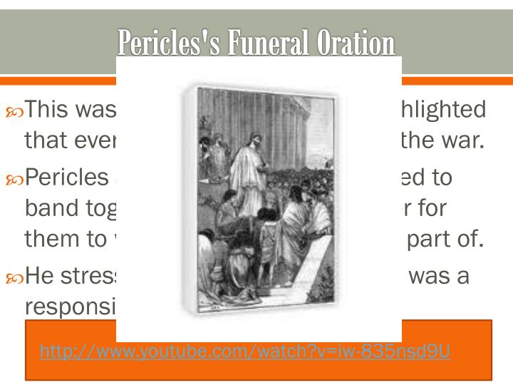 PPT - Title: Pericles ’ Funeral Oration PowerPoint Presentation - ID ...