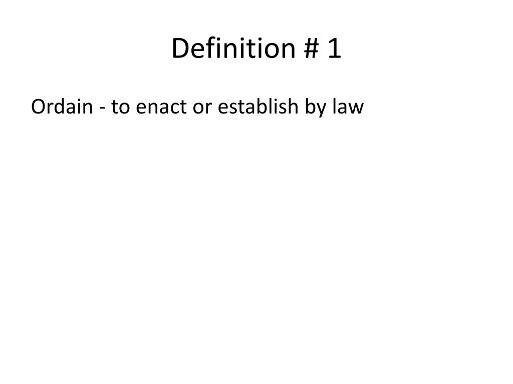 PPT - “…do ordain and establish this Constitution for the United States ...