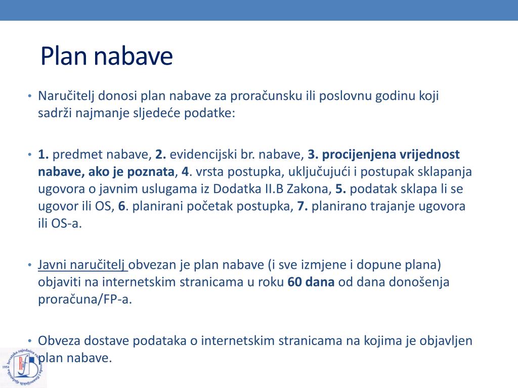 PPT - PROVOĐENJE JAVNE NABAVE PREMA NOVOM ZAKONU O JAVNOJ NABAVI Ante ...