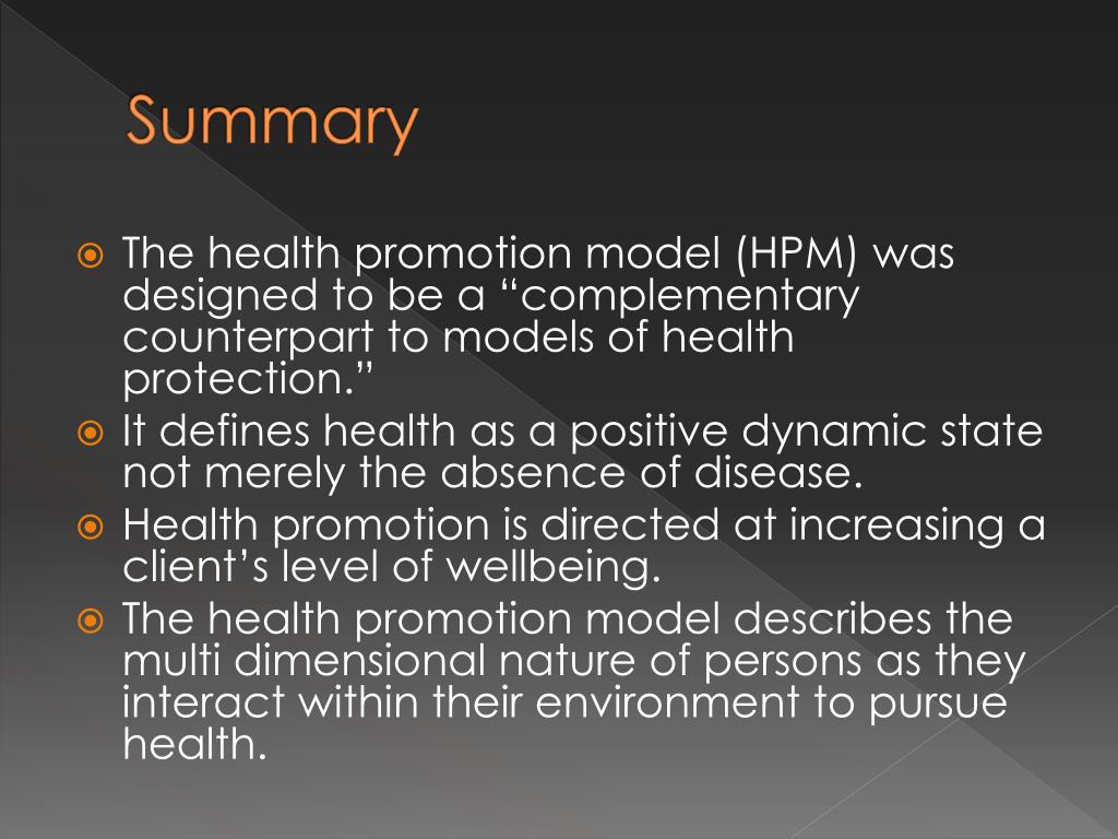 PPT - Nola J. Pender, PhD, RN, FAAN by amy higgins and diane morris ...