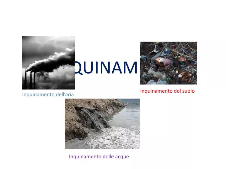 PPT - L’INQUINAMENTO PowerPoint Presentation, free download - ID:2661403