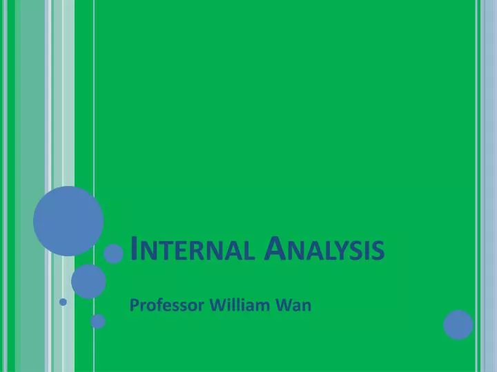 PPT - Internal Analysis PowerPoint Presentation, free download - ID:2662108