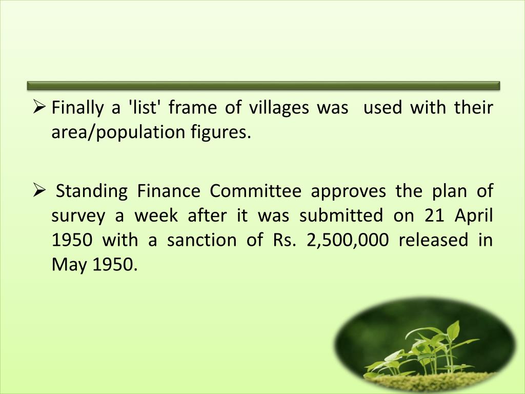 PPT - ORIGIN AND ACTIVITIES OF NSSO, GOVERNMENT OF INDIA By T.J.Rao ...