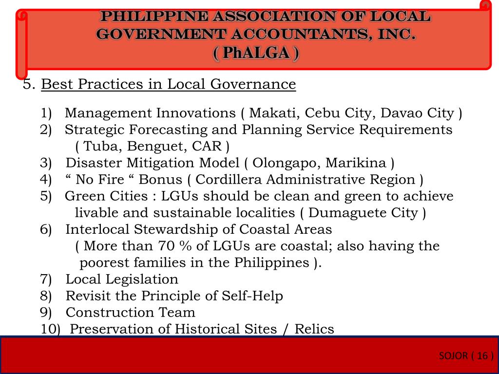 PPT - PHILIPPINE ASSOCIATION OF LOCAL GOVERNMENT ACCOUNTANTS, INC ...