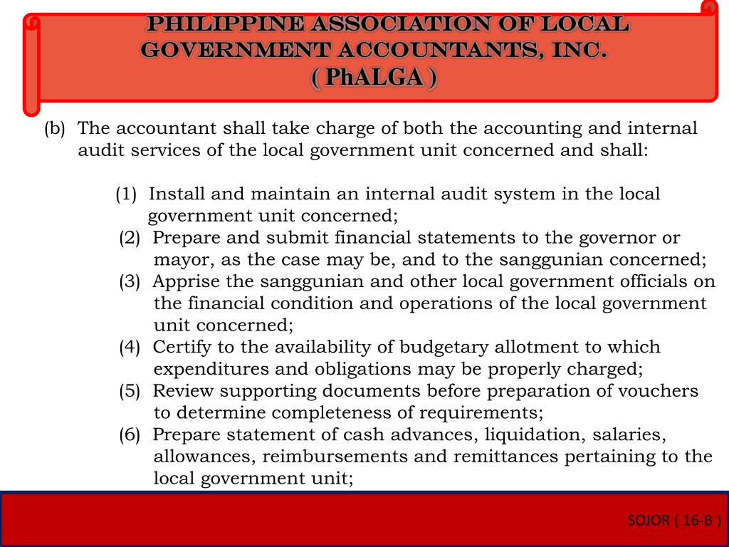 PPT - PHILIPPINE ASSOCIATION OF LOCAL GOVERNMENT ACCOUNTANTS, INC ...