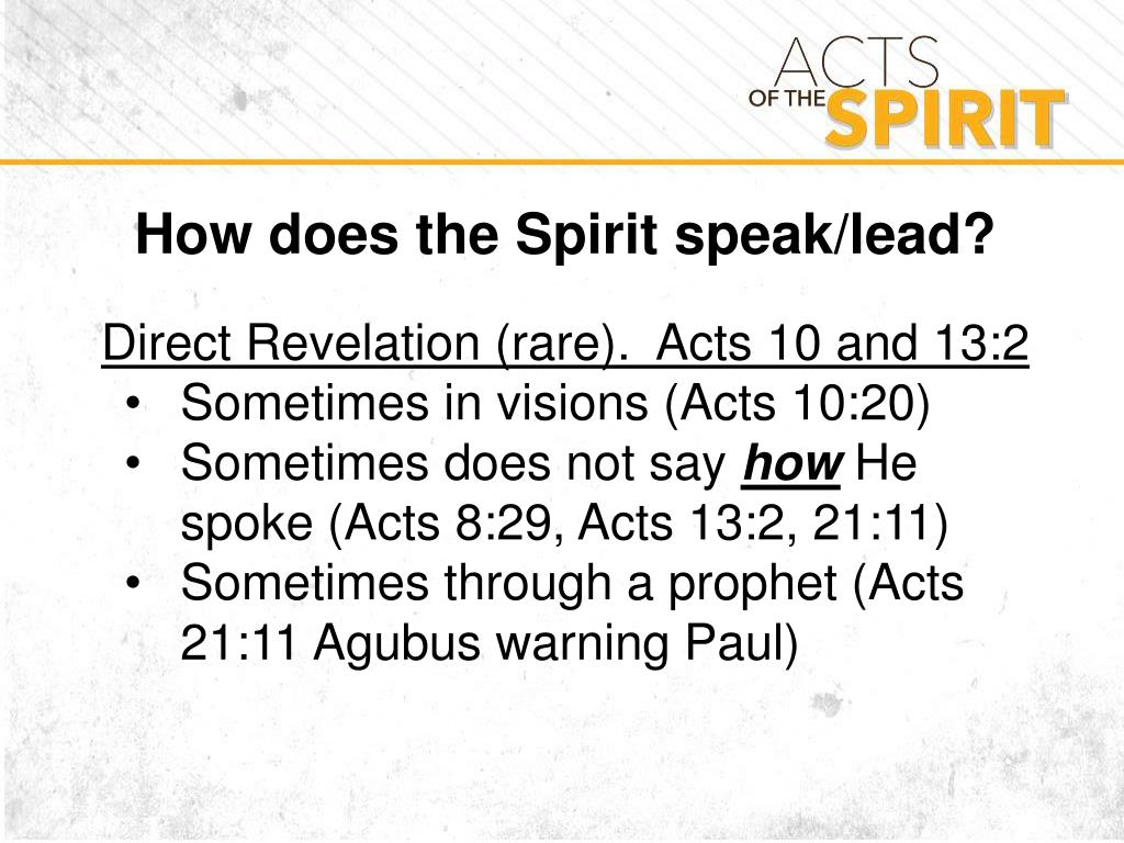 PPT - The Holy Spirit Leads PowerPoint Presentation, free download - ID ...
