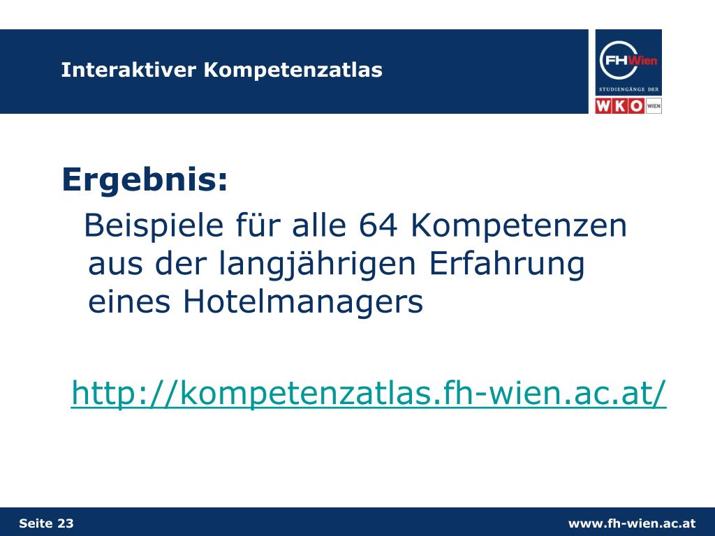 PPT - eLearning - Didaktik Fachtagung 2011 Der Interaktive Kompetenzatlas PowerPoint ...