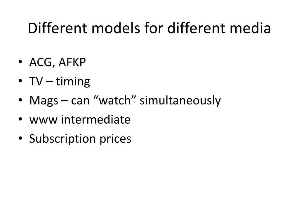 PPT - Media Economics: theory directions PowerPoint Presentation, free ...