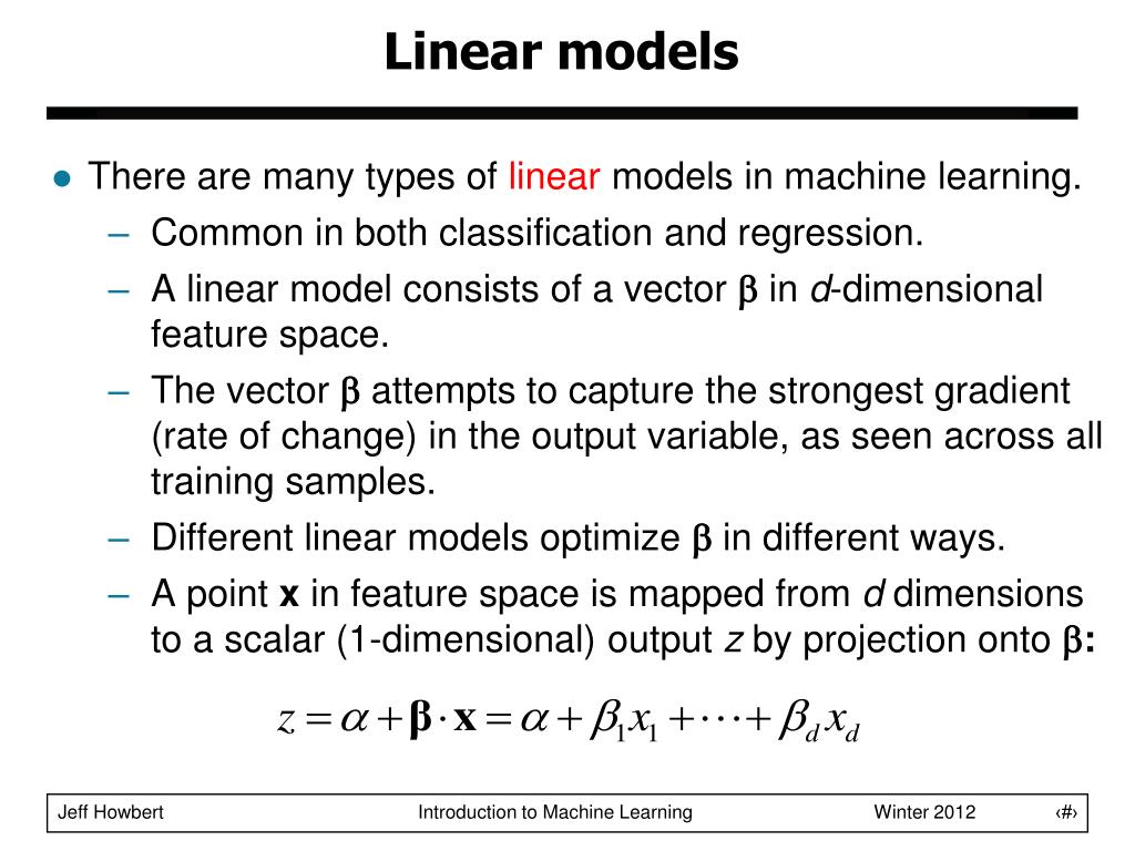 Types Of Linear Models In Machine Learning At Eva Gloucester Blog Types Of Linear Models In Machine Learning At Eva Gloucester Blog