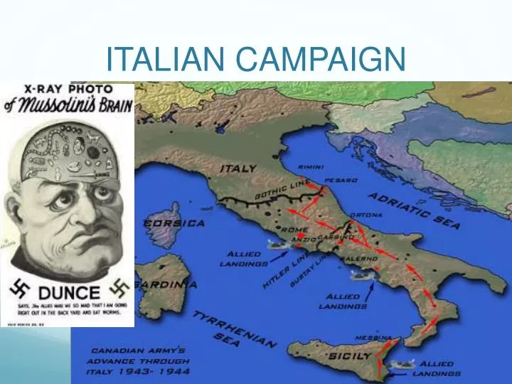 PPT - ITALIAN CAMPAIGN PowerPoint Presentation, free download - ID:2664375