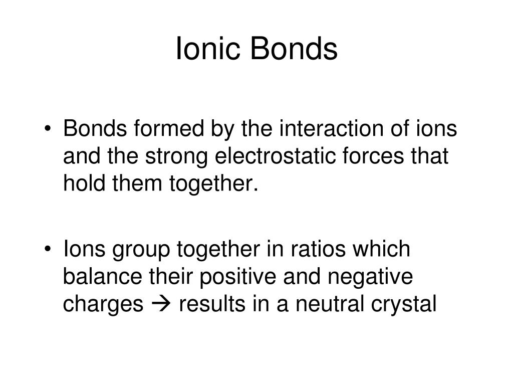 PPT - Chemical Bonds: The Formation of Compounds from Atoms PowerPoint ...