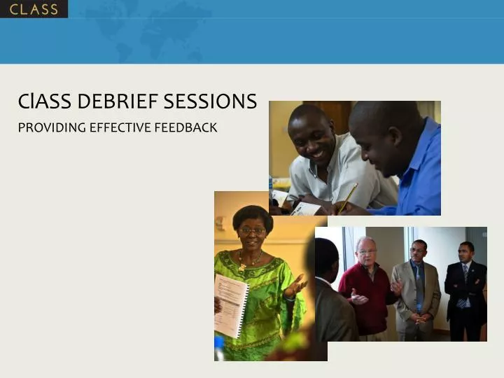 PPT - ClASS DEBRIEF SESSIONS PowerPoint Presentation, free download ...